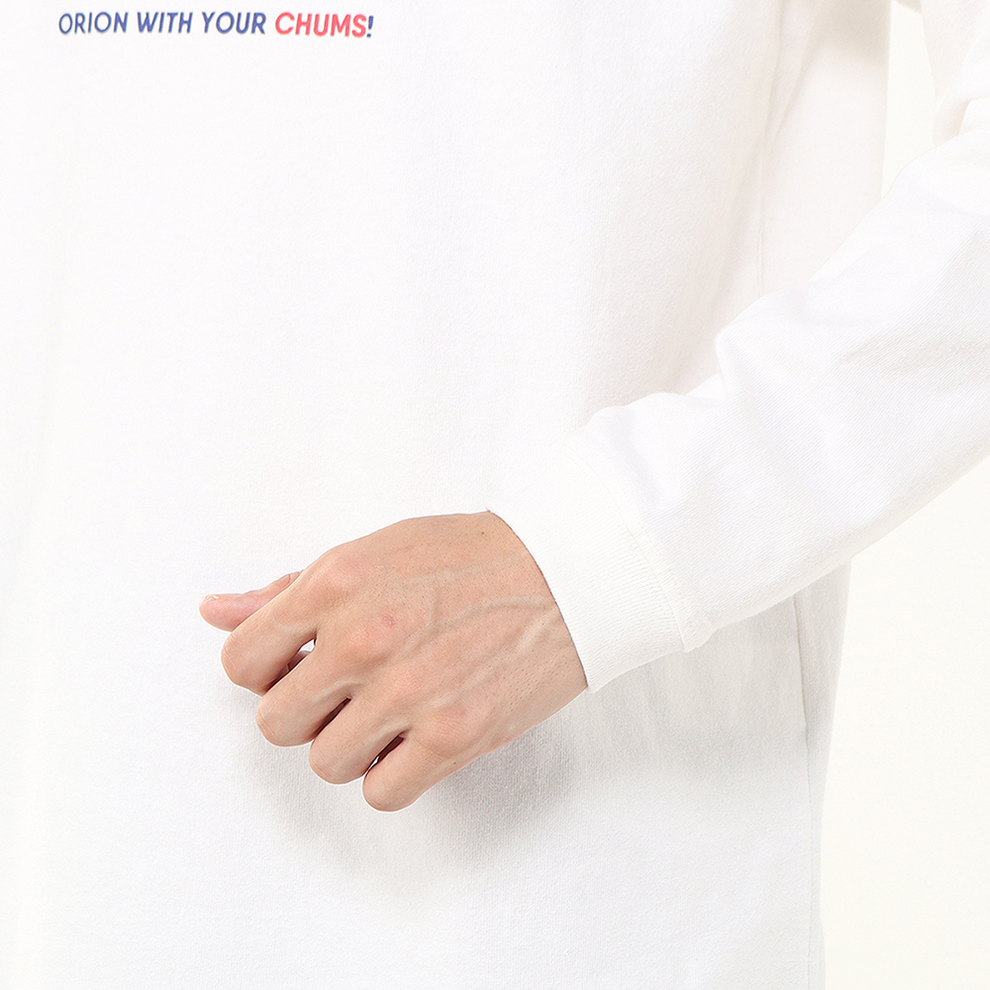 【ORION×CHUMSコラボ25FW】YAMANEKO L/STシャツ WHITE カラー ホワイト チャムス コラボ – オリオンビール公式通販